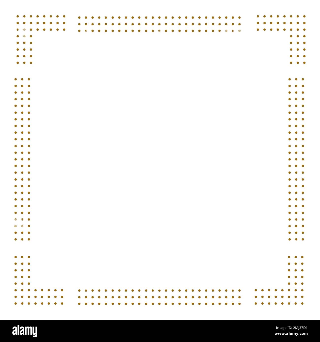 Simple and floral frame and square border Stock Photo - Alamy