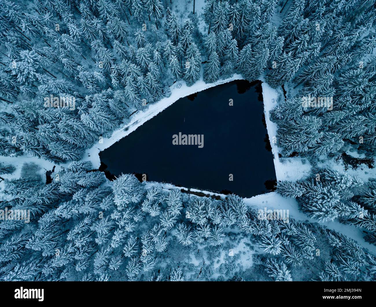 Black forest lake aerial view hi-res stock photography and images - Alamy