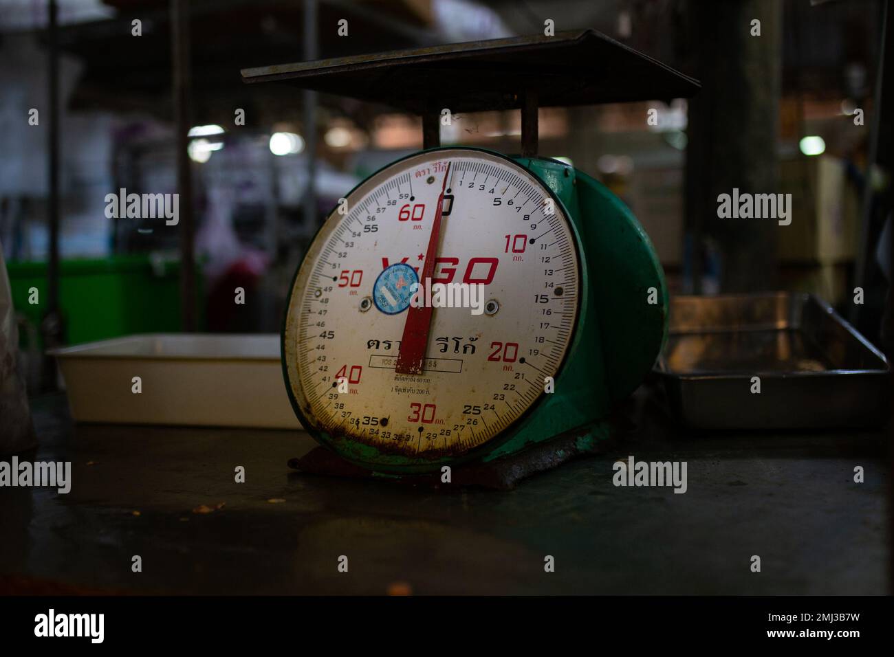 Old Food Scale , Thailand Stock Photo - Alamy