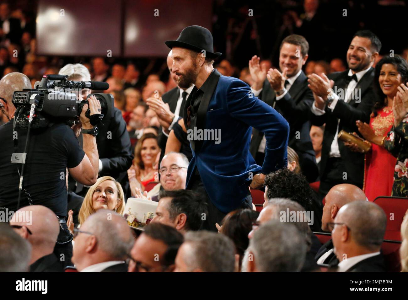 EXCLUSIVE - Johan Renck is seen in the audience at the 71st Primetime ...