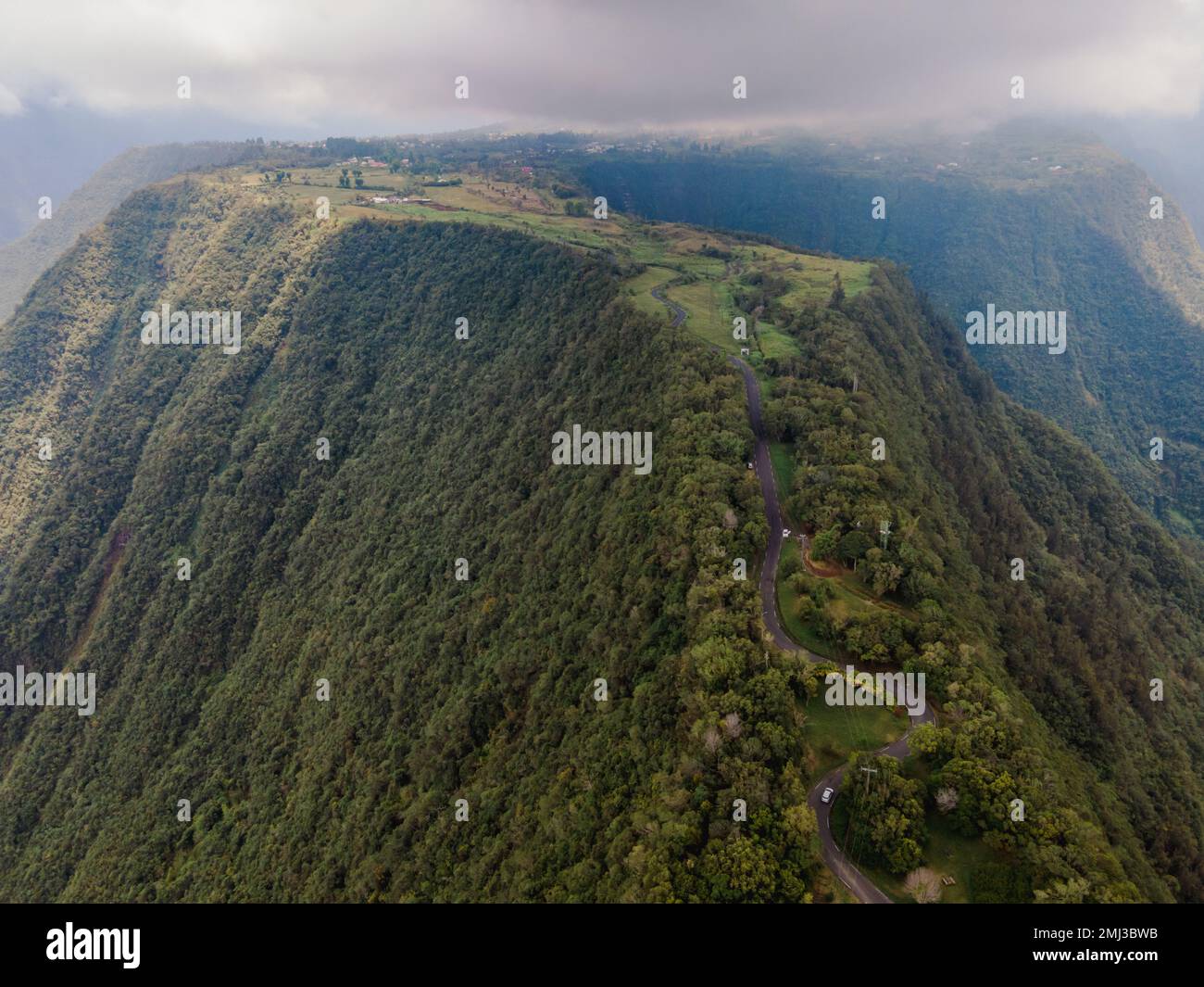 Saint-Joseph, Reunion Island - Grand Coude plateau Stock Photo - Alamy