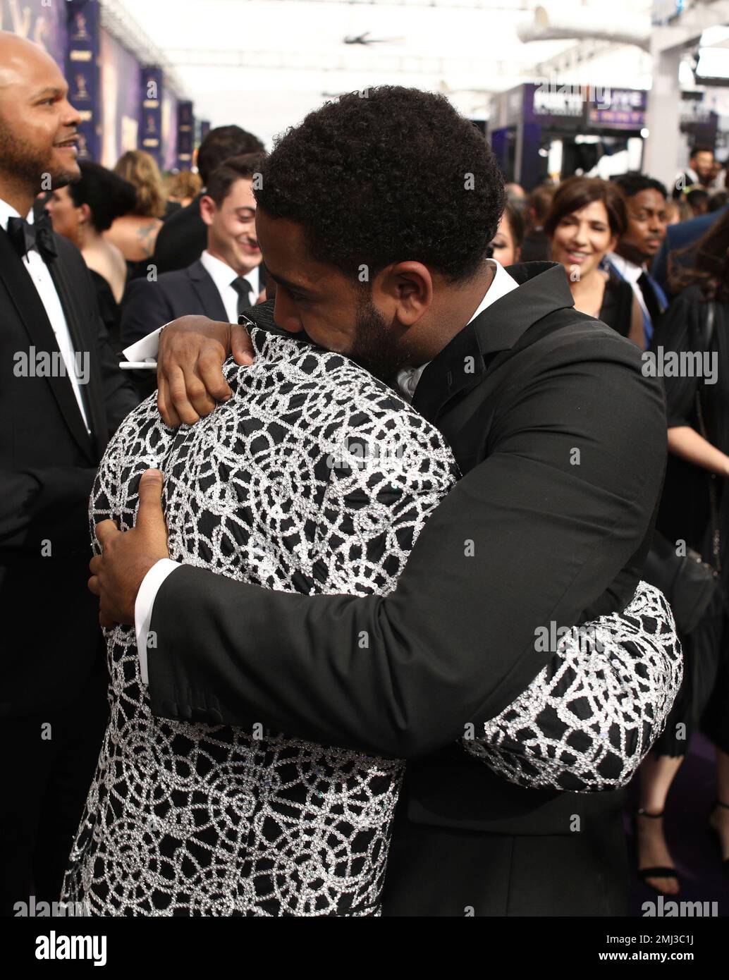Korey Wise, left, and Jharrel Jerome on the red carpet at the 71st ...