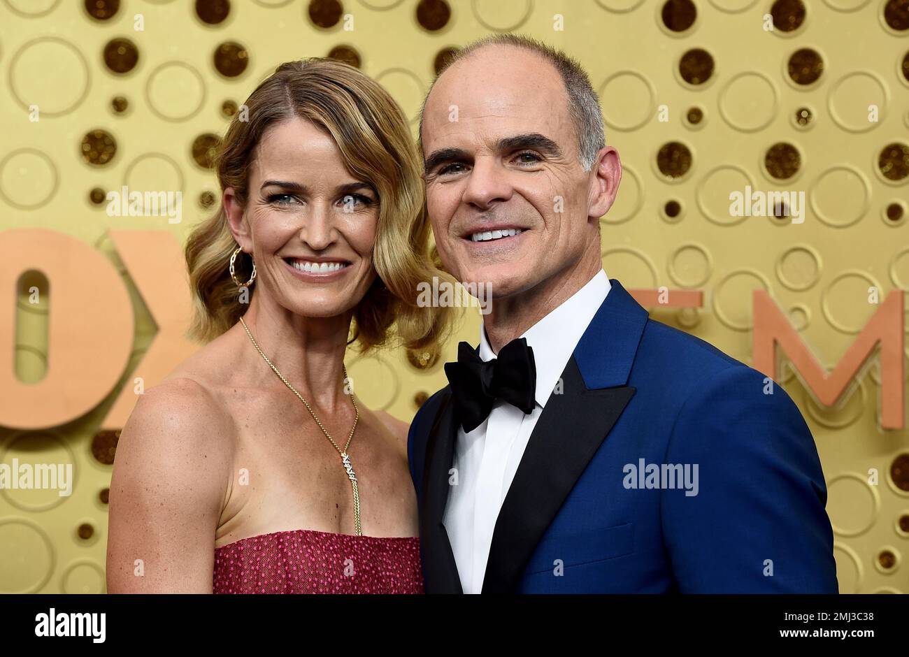 Karyn Kelly, left, and Michael Kelly arrive at the 71st Primetime Emmy ...