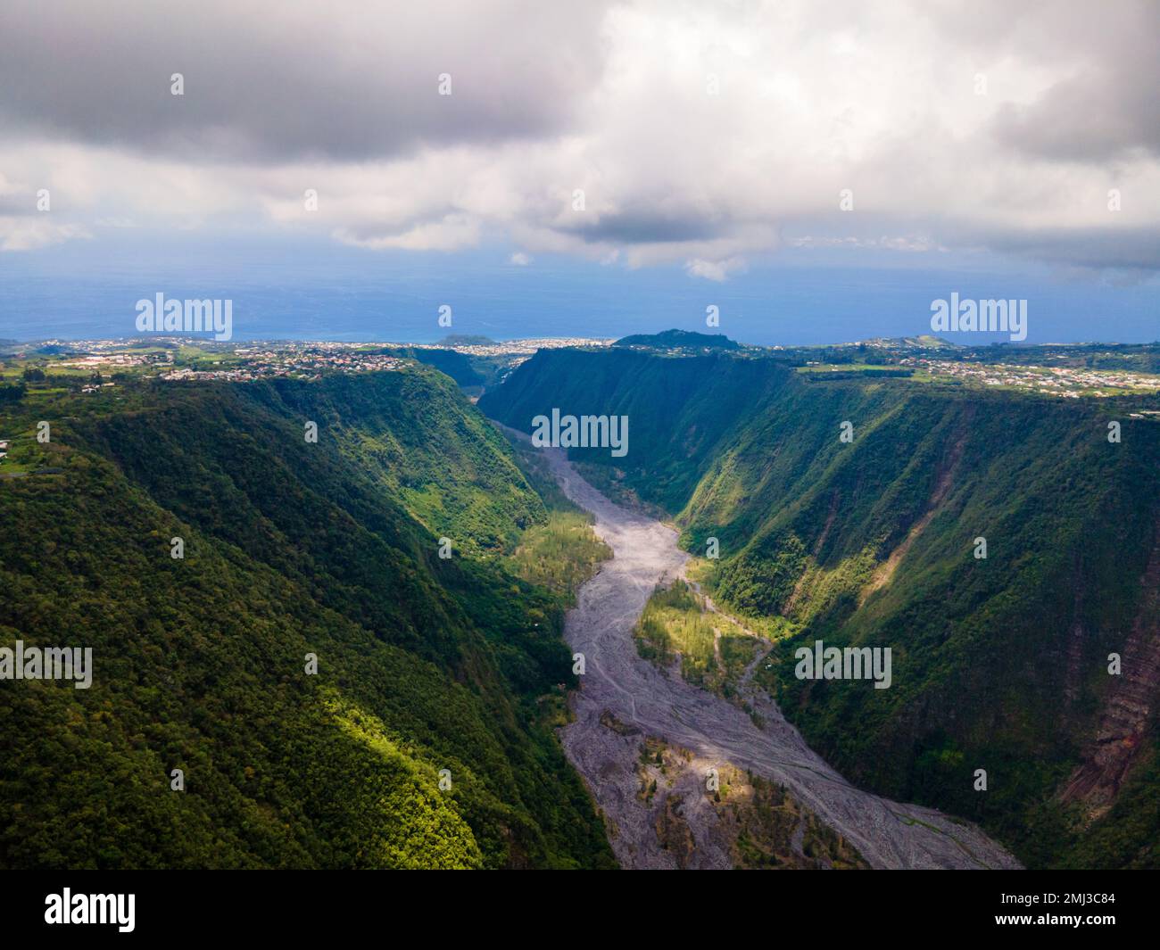 Saint-Joseph, Reunion Island - Ramparts River Stock Photo - Alamy