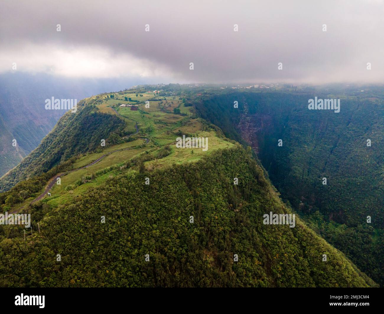 Saint-Joseph, Reunion Island - Langevin river valley Stock Photo - Alamy