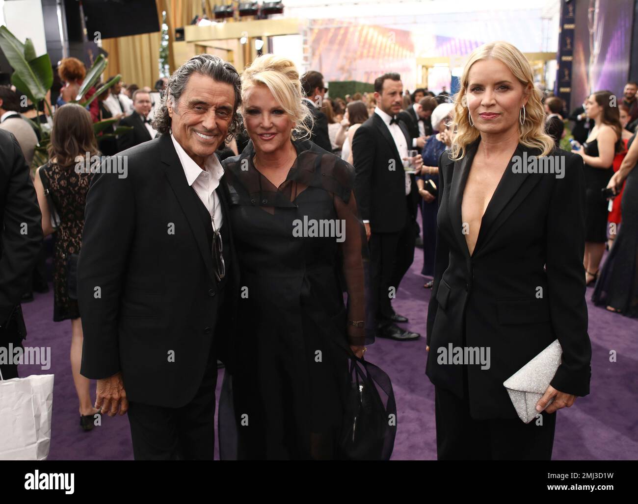Ian McShane, from left, Gwen Humble and Kim Dickens at the 71st ...