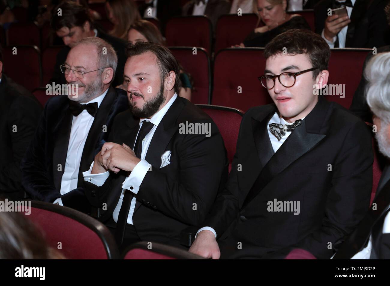 EXCLUSIVE - Liam Cunningham, from left, John Bradley, and Isaac ...
