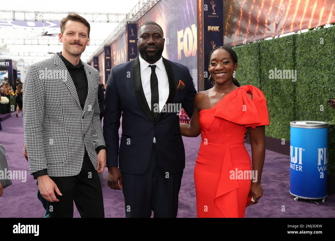 Jack Bishop, from left, Sherif Alabede, and Stacy Osei-Kuffour arrive ...