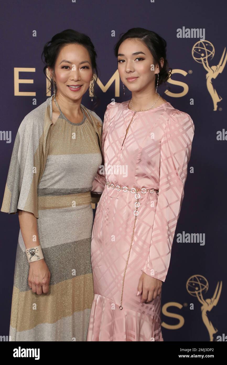 Jessica Yu, left, and Esme Salzman arrive at the 71st Primetime Emmy ...