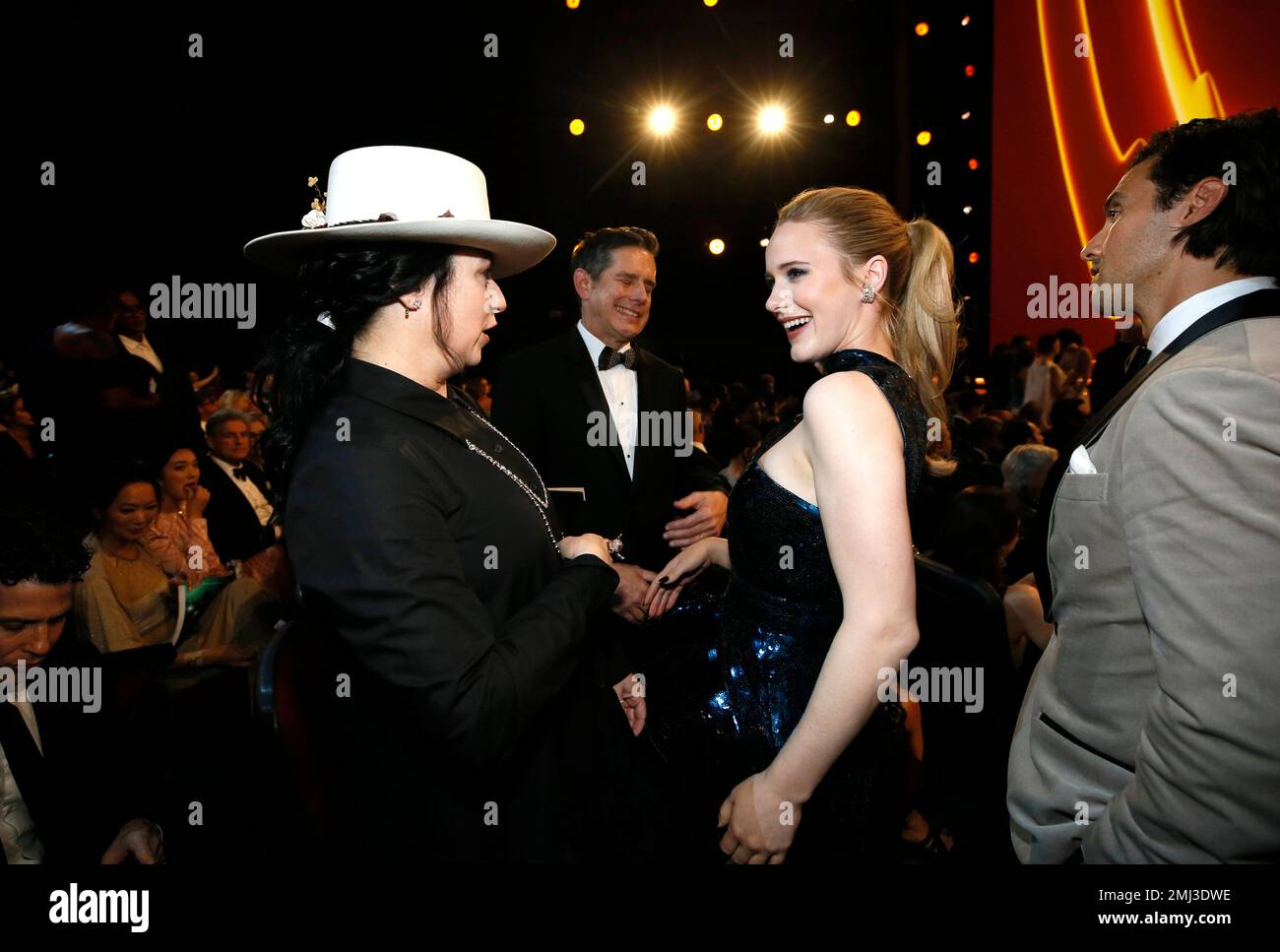 EXCLUSIVE - Amy Sherman-Palladino, from left, Rachel Brosnahan and Milo ...