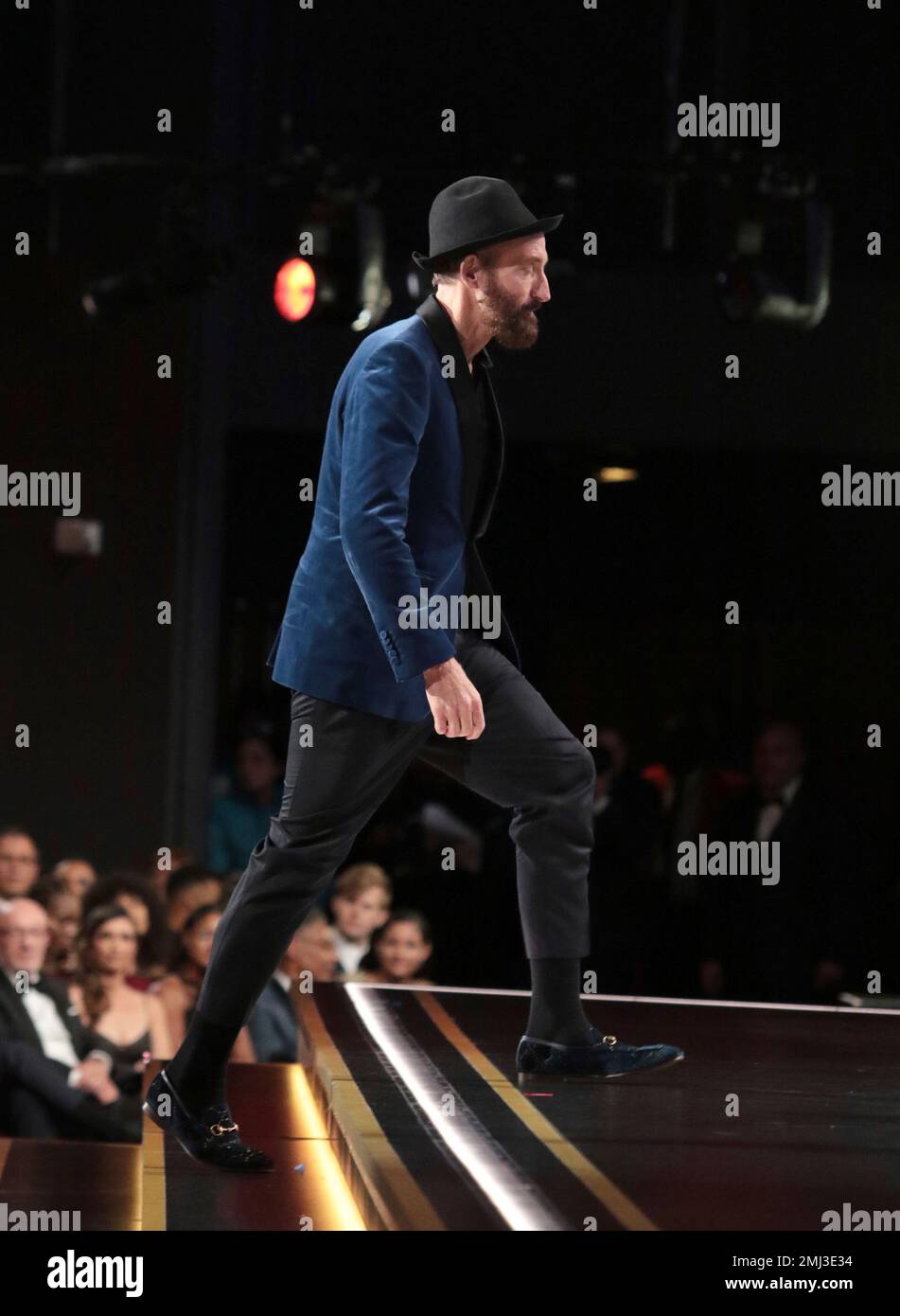 Johan Renck accepts the award for outstanding directing for a limited ...