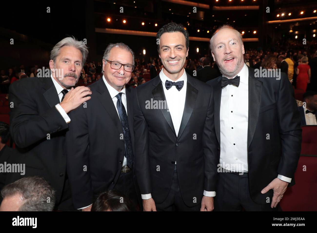EXCLUSIVE - Gary Cole, from left, Kevin Dunn, Reid Scott, and Matt ...