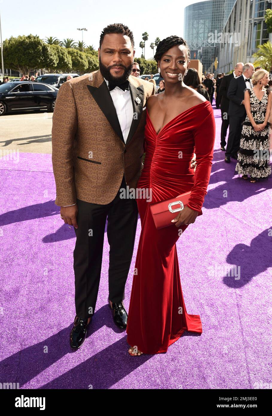 EXCLUSIVE - Anthony Anderson, left, and Alvina Stewart arrive at the ...