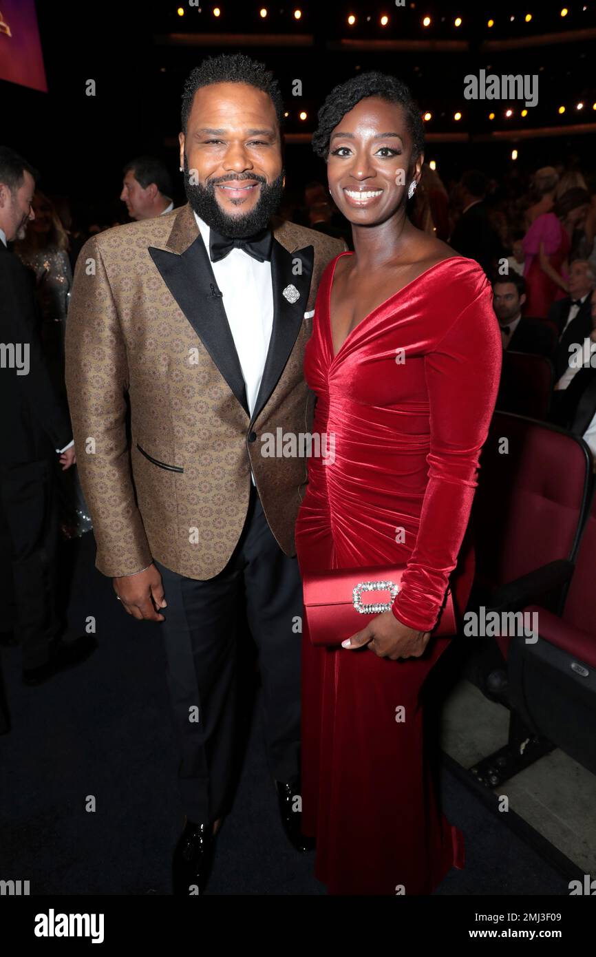 EXCLUSIVE - Anthony Anderson, left, and Alvina Stewart pose in the ...