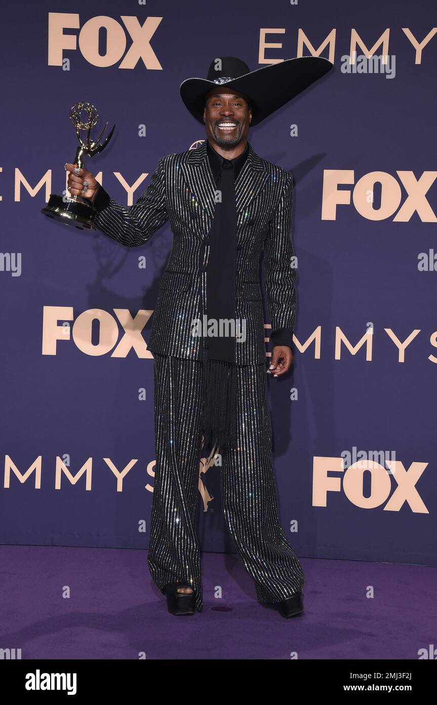 Billy Porter, winner of the award for outstanding lead actor in a drama ...