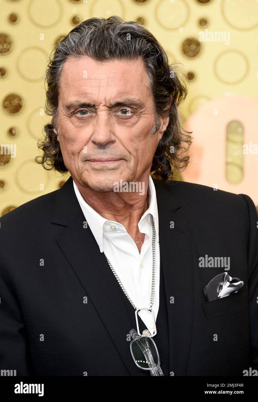 Ian McShane arrives at the 71st Primetime Emmy Awards on Sunday, Sept ...