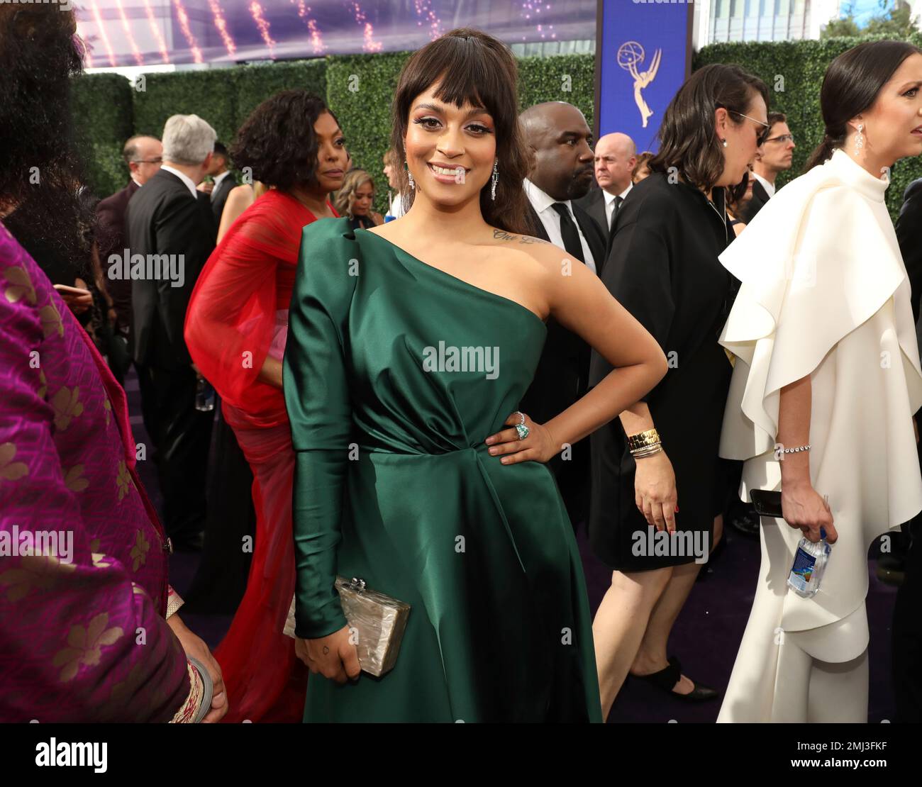 Lilly Singh arrives at the 71st Primetime Emmy Awards on Sunday, Sept ...