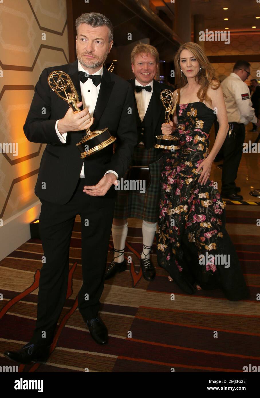 EXCLUSIVE - Charlie Brooker, Russell McLean and Annabel Jones, winners ...