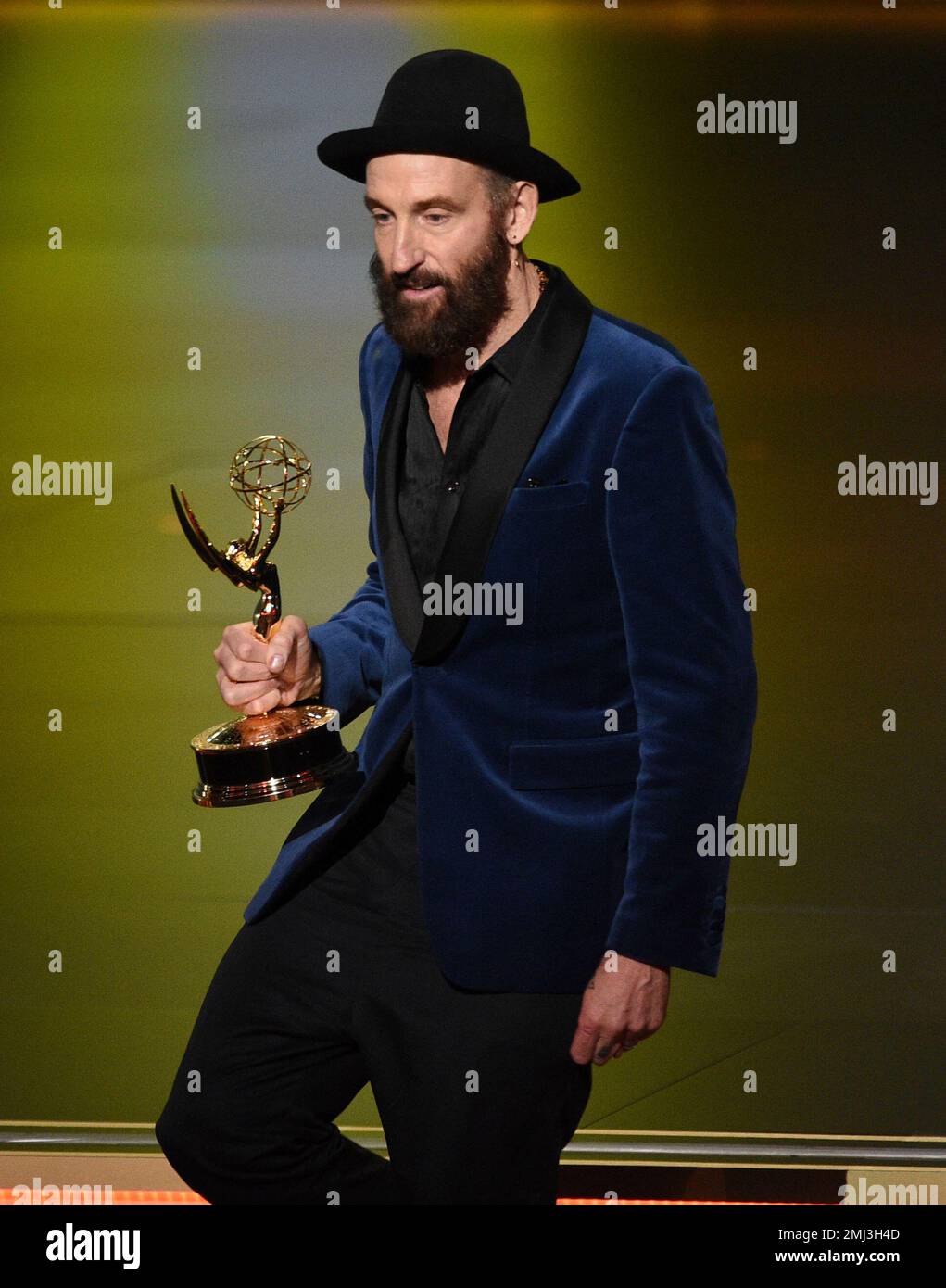 Johan Renck accepts the award for outstanding directing for a limited ...