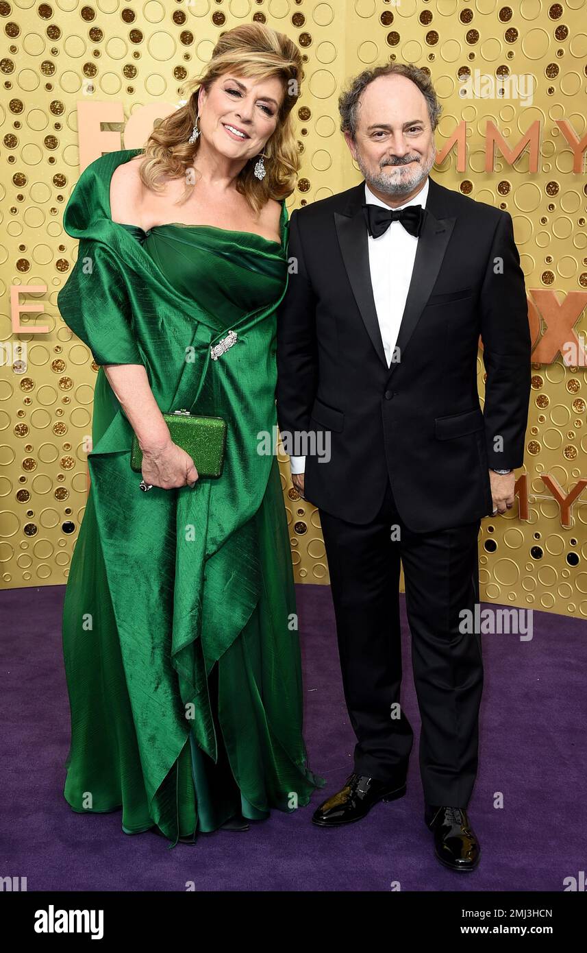 Caroline Aaron, left, and Kevin Pollak arrive at the 71st Primetime ...