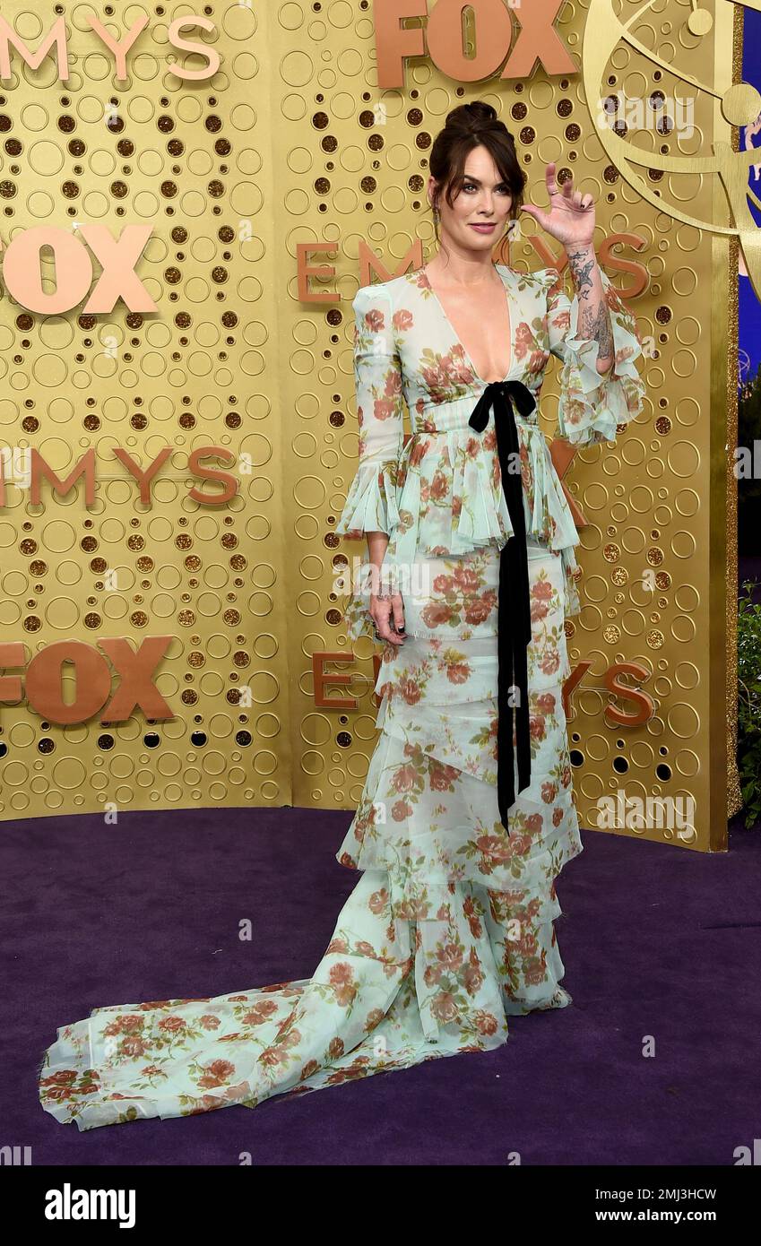 Lena Headey arrives at the 71st Primetime Emmy Awards on Sunday, Sept ...