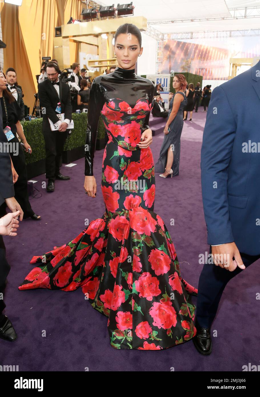 Kendall Jenner arrives at the 71st Primetime Emmy Awards on Sunday ...