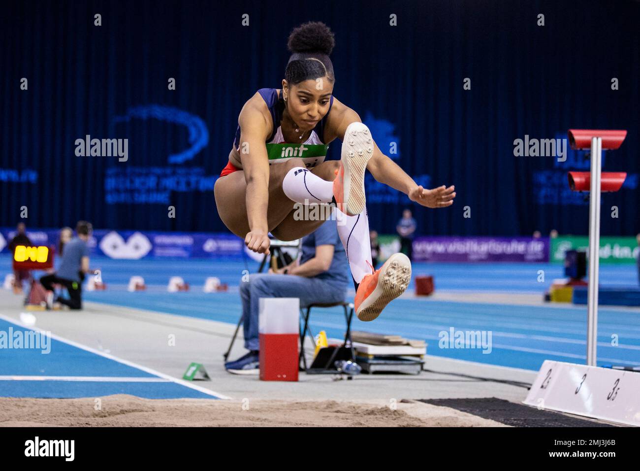 Karlsruhe, Germany. 27th Jan, 2023. Athletics: INDOOR-Meeting Karlsruhe ...