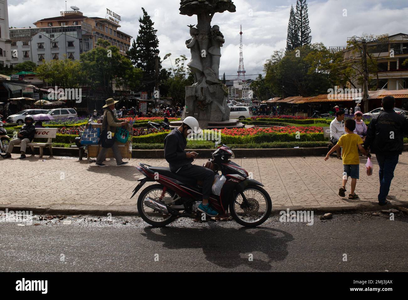 Dalat Vietnam - Center of Dalat, Southern Vietnam Stock Photo - Alamy