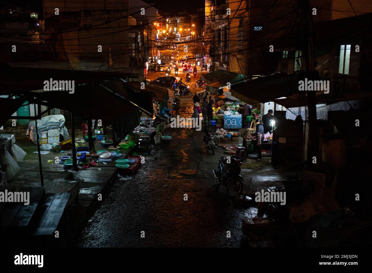 Dalat Vietnam at Night Stock Photo - Alamy