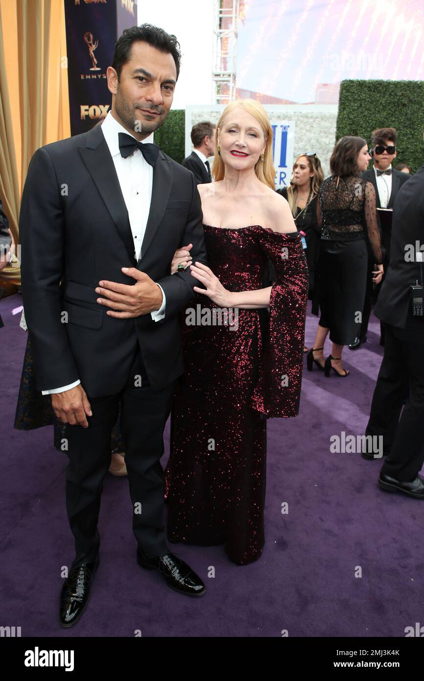 Darwin Shaw and Patricia Clarkson arrive at the 71st Primetime Emmy ...