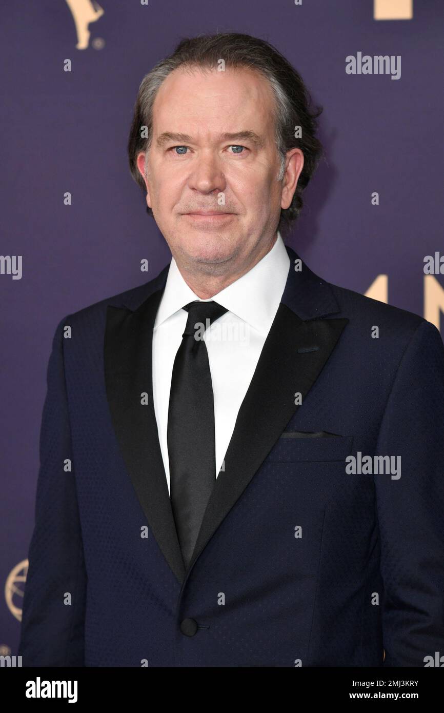Timothy Hutton arrives at the 71st Primetime Emmy Awards on Sunday ...