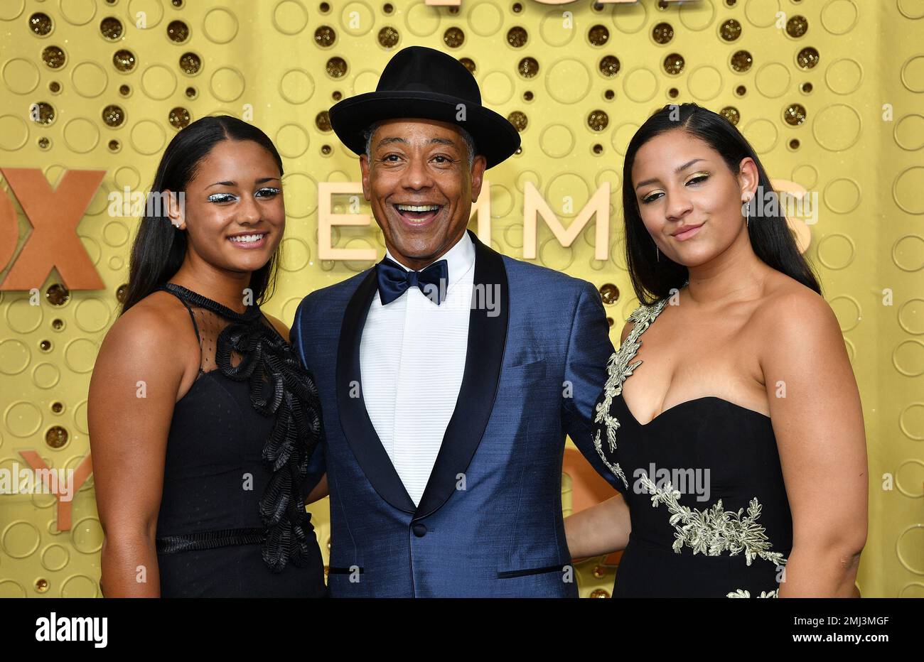 Syr Esposito, from left, Giancarlo Esposito and Ruby Esposito arrive at ...