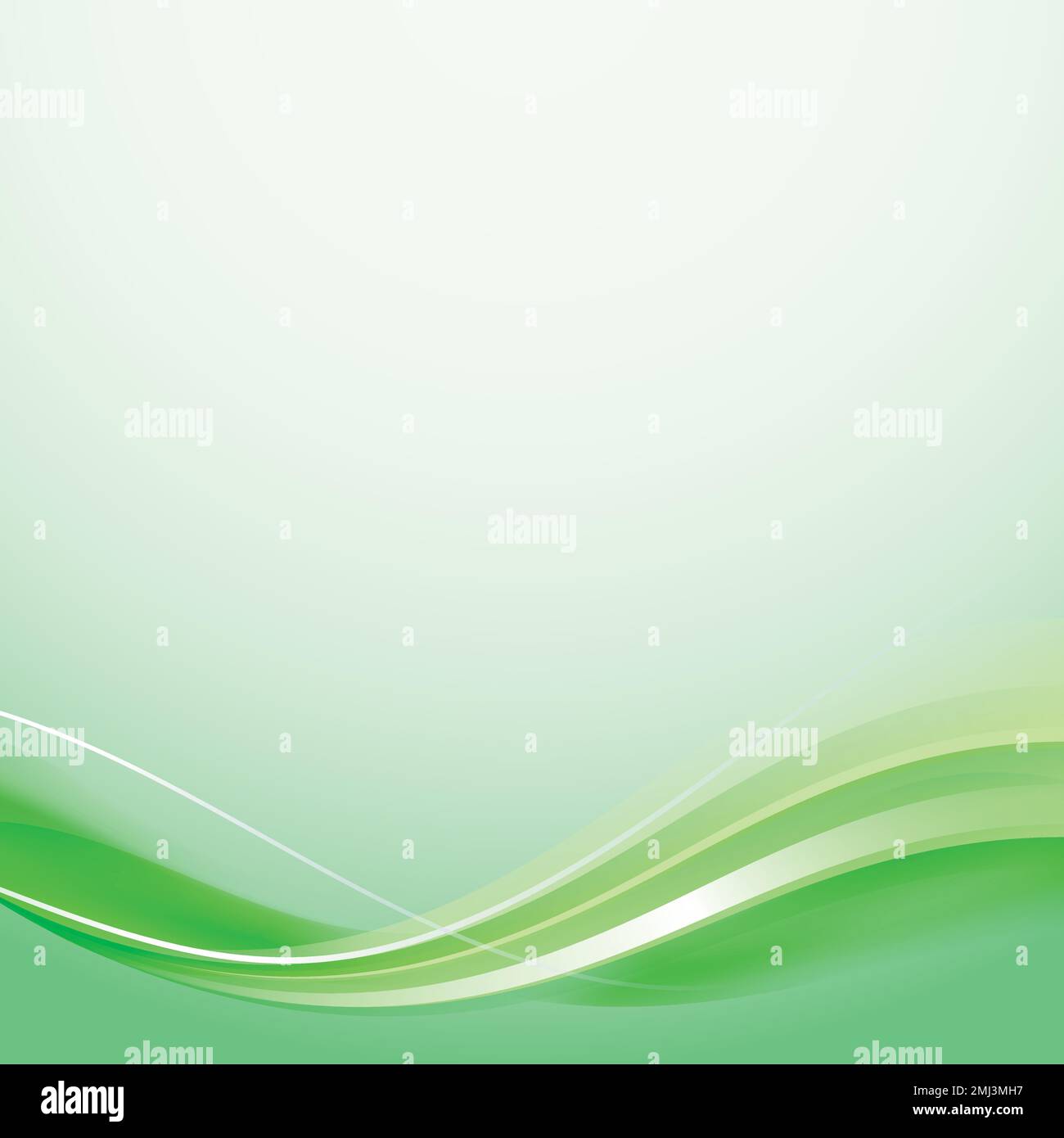 Green curve frame template vector Stock Vector Image & Art - Alamy