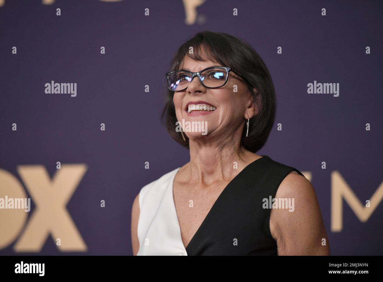 Debra Neil-Fisher arrives at the 71st Primetime Emmy Awards on Sunday ...