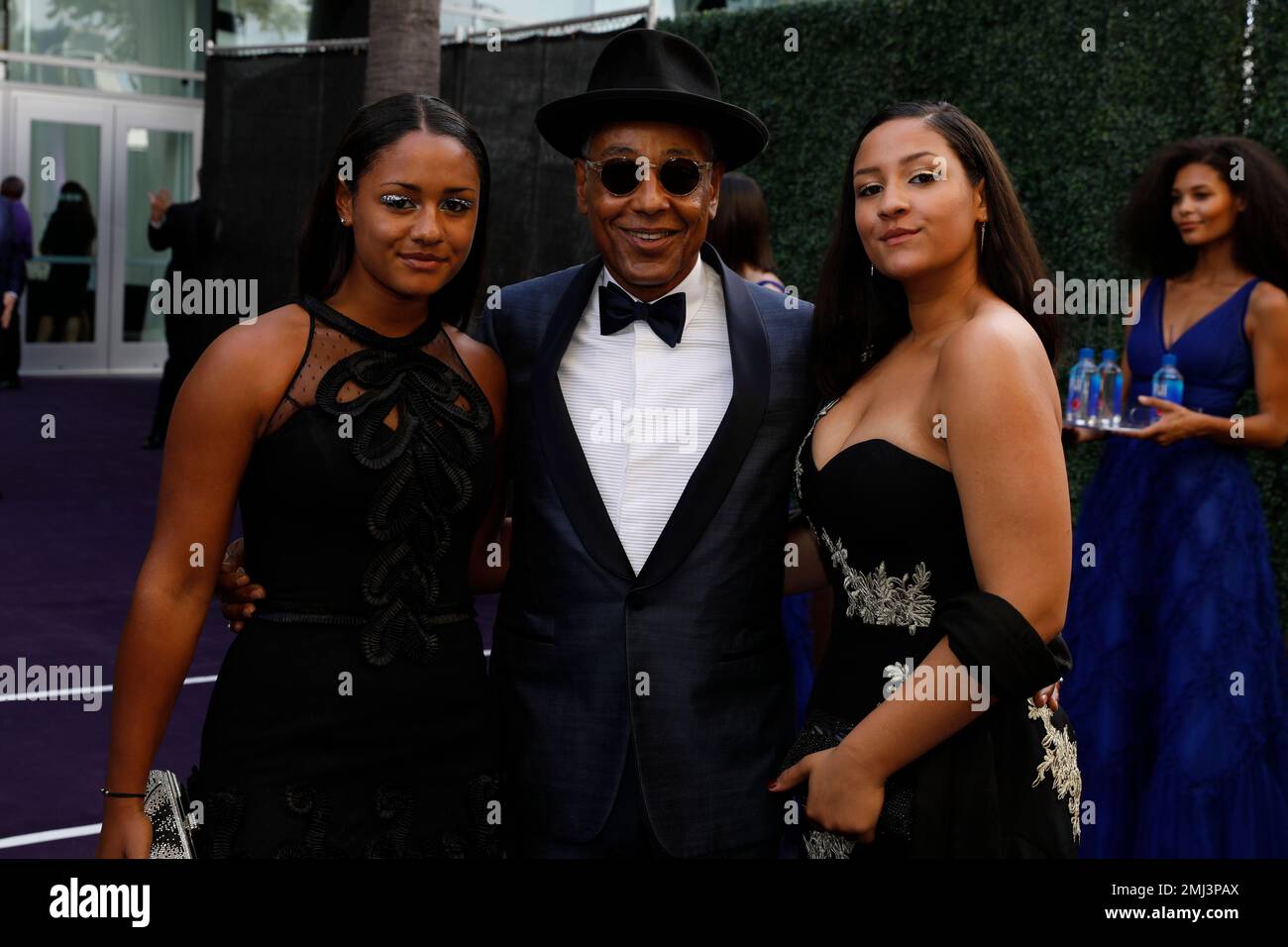 Syr Esposito, Giancarlo Esposito and Ruby Esposito arrive at the 71st ...