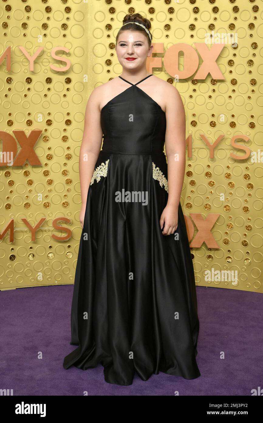 Mackenzie Hancsicsak arrives at the 71st Primetime Emmy Awards on ...