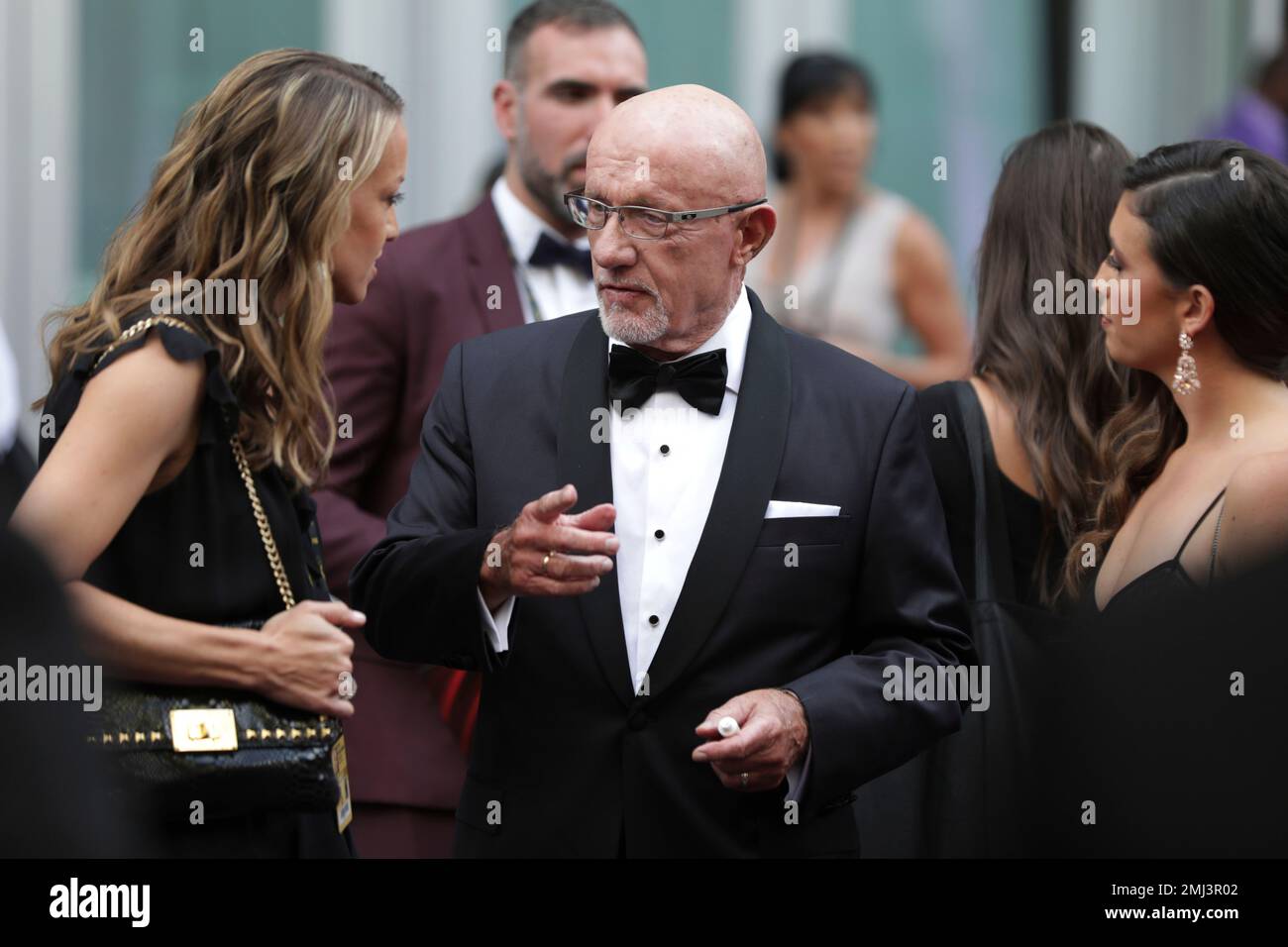 Jonathan Banks arrives at the 71st Primetime Emmy Awards on Sunday ...