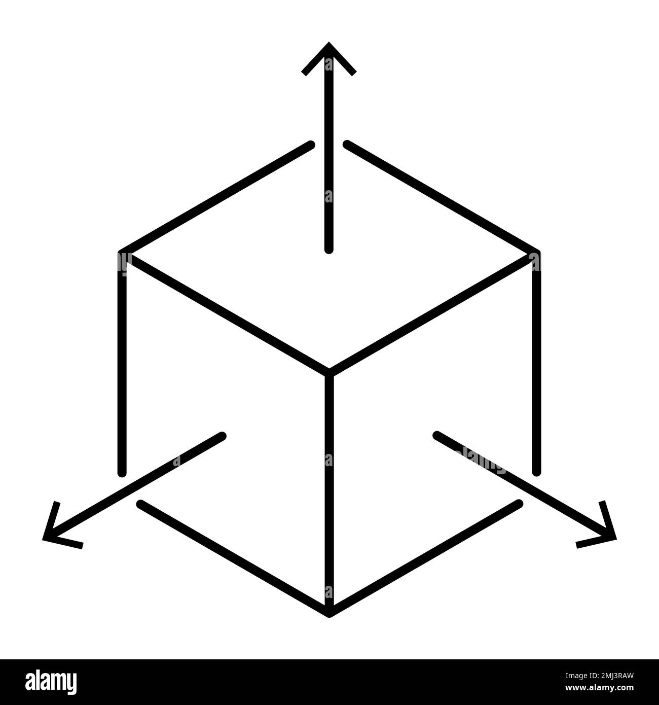 Isometric cube with axes. 3d modeling symbol. Vector illustration Stock ... Isometric cube with axes. 3d modeling symbol. Vector illustration Stock ...
