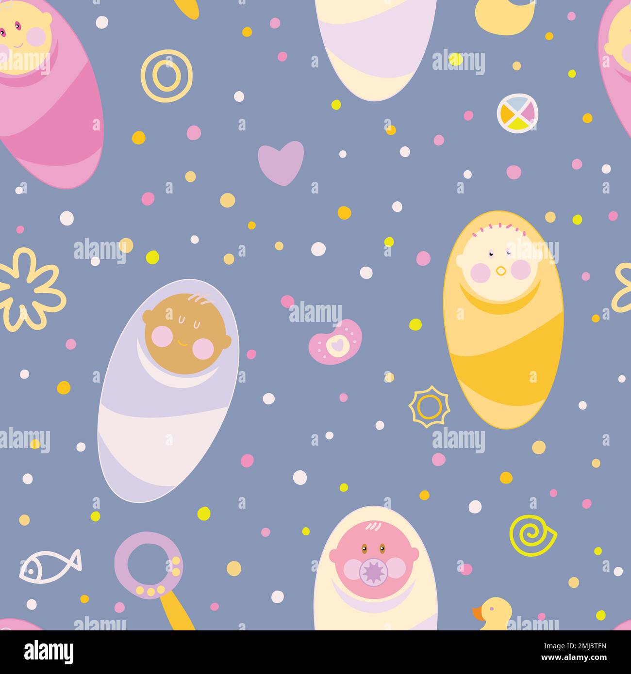 Baby toddler colourful Stock Vector Images - Alamy