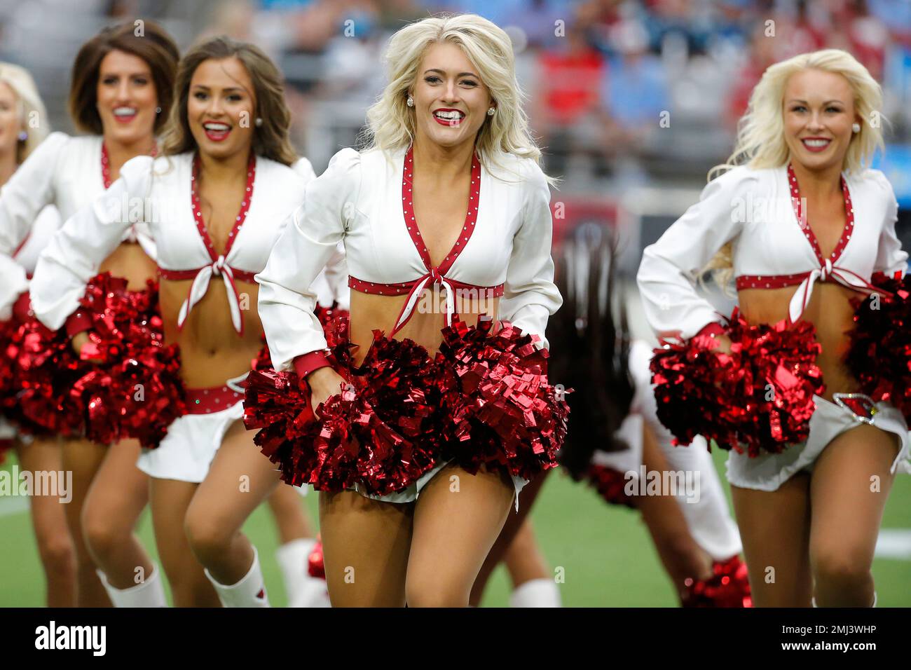 The Arizona Cardinals cheerleaders perform prior to an NFL football ...