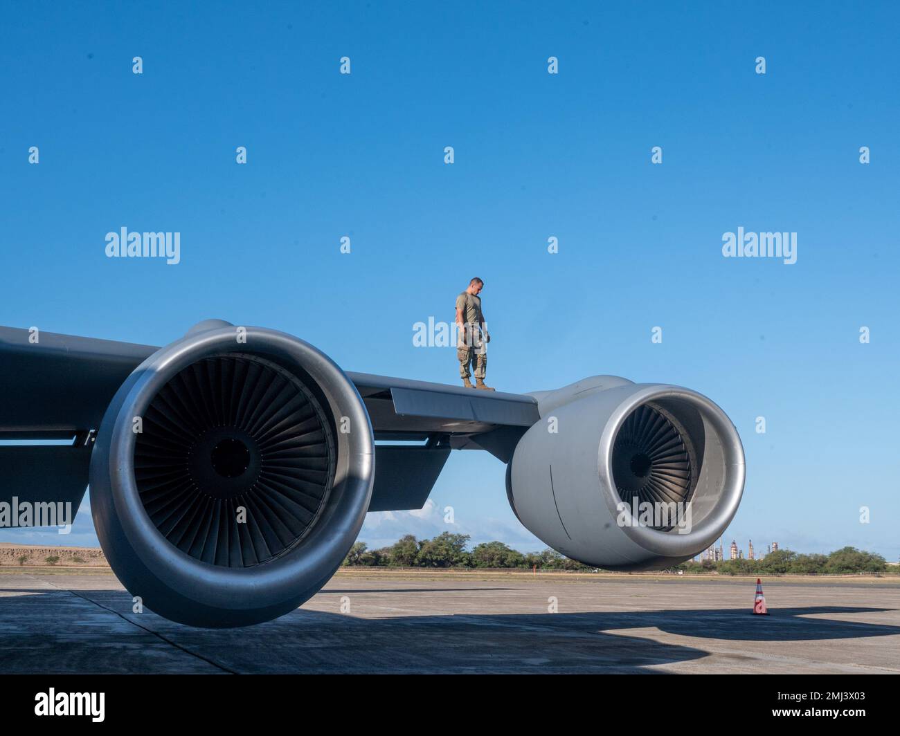 Master Sgt. Nicholas Ruhland, a crew chief with the 914th Air Refueling ...