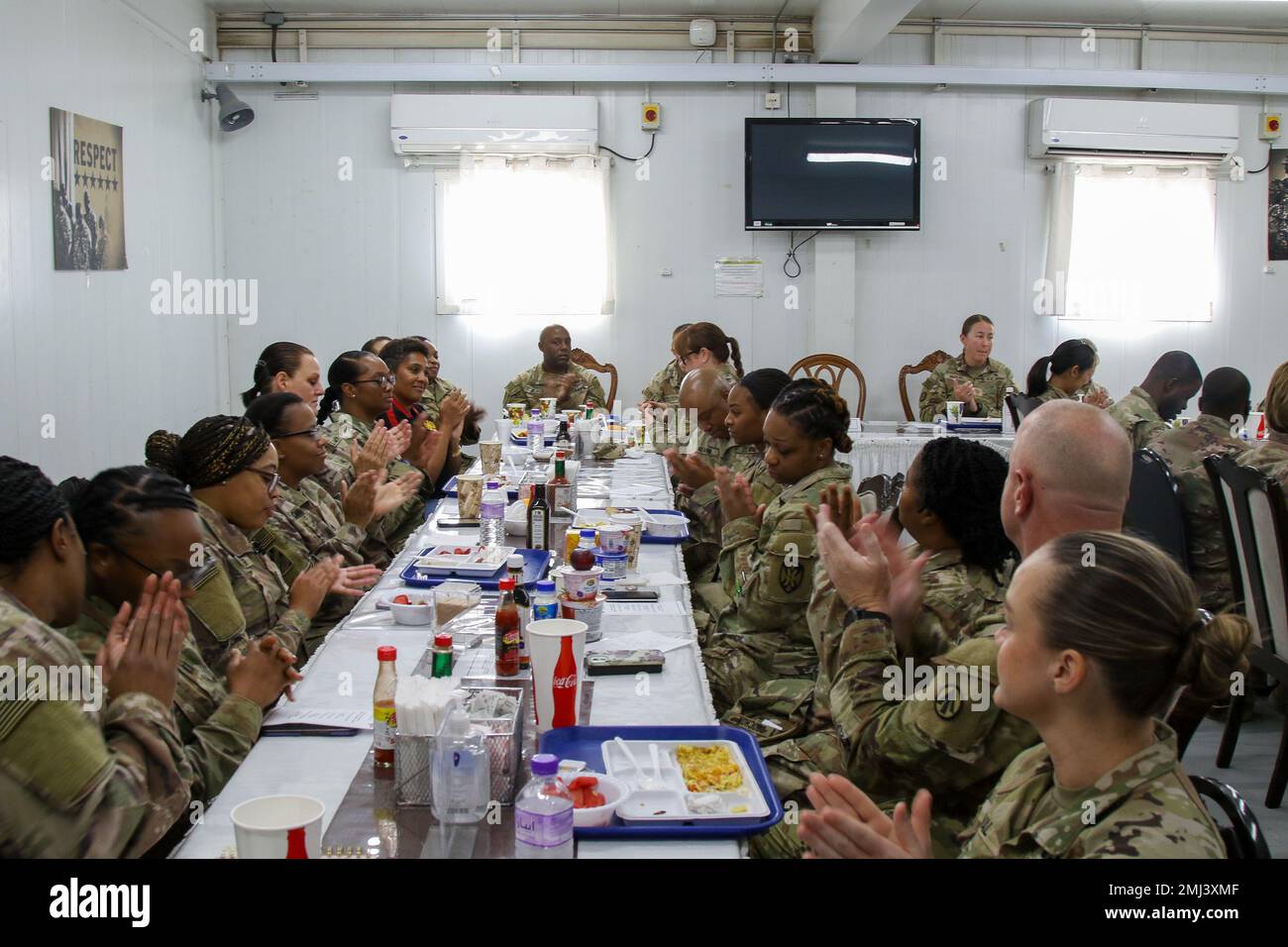Soldiers from Task Force Spartan celebrate Women's Equality Day with a ...