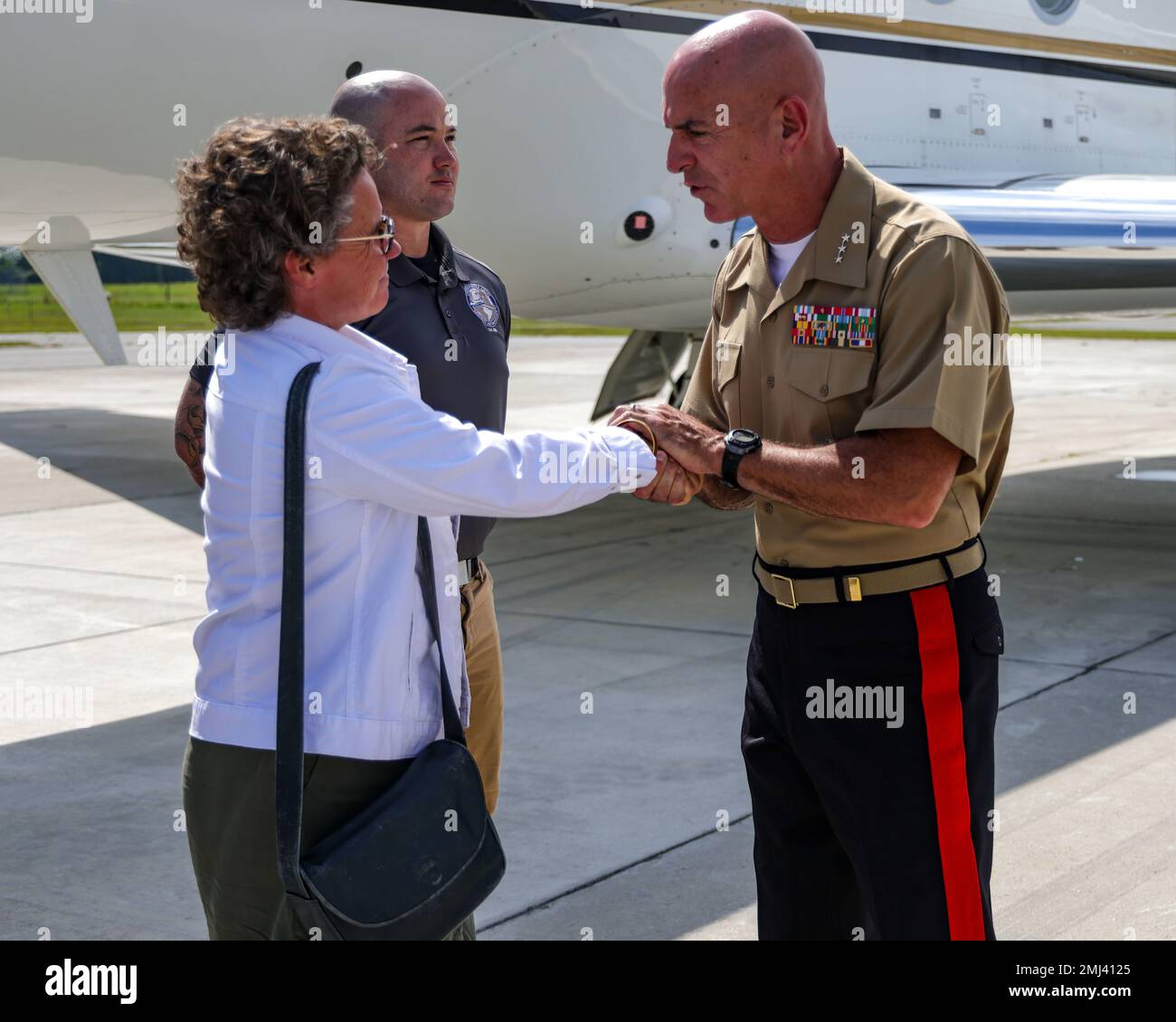U.S. Marine Corps Lt. Gen. David A. Ottignon, commanding general of II ...