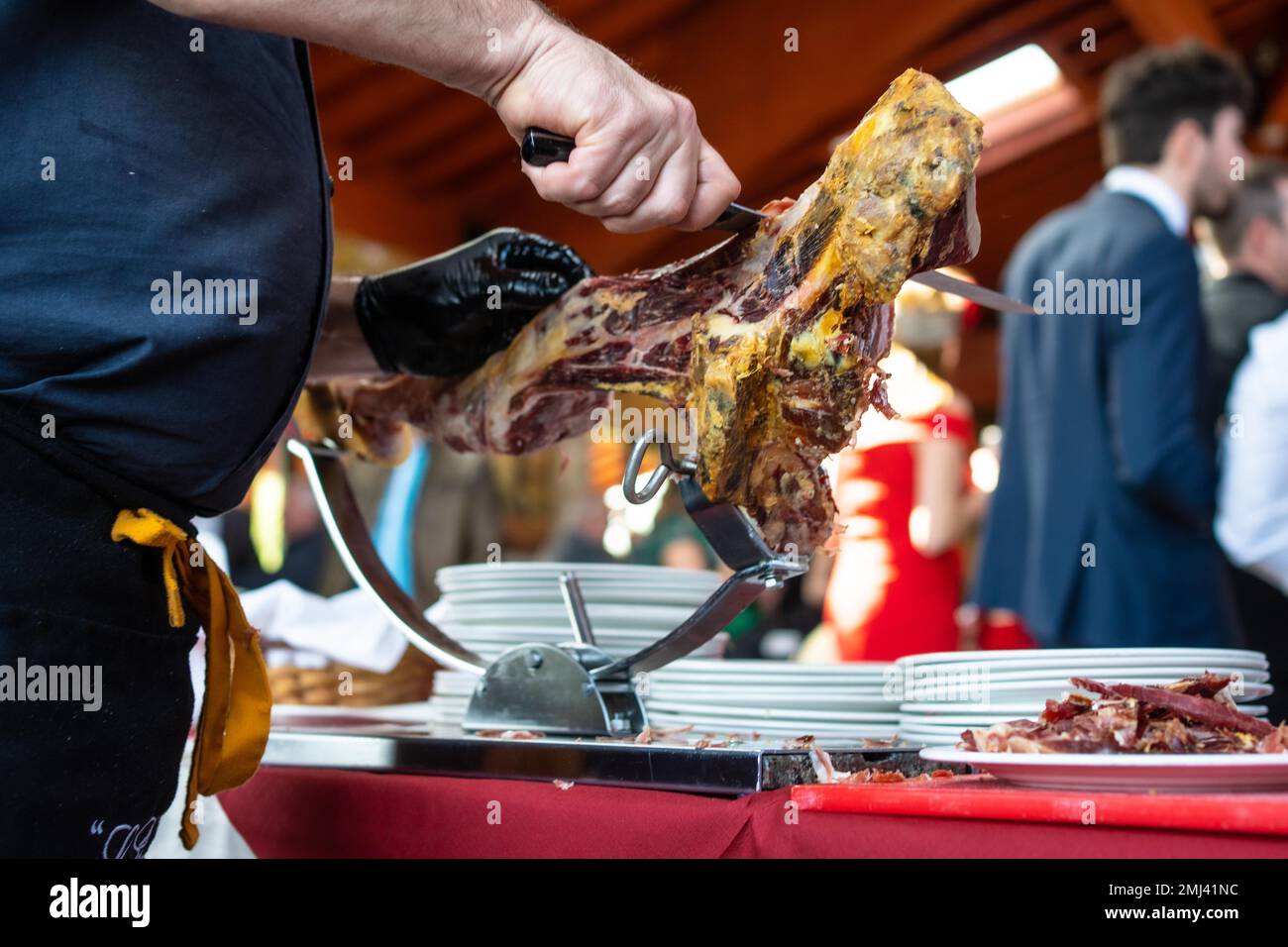 Ham cutter hi-res stock photography and images - Alamy