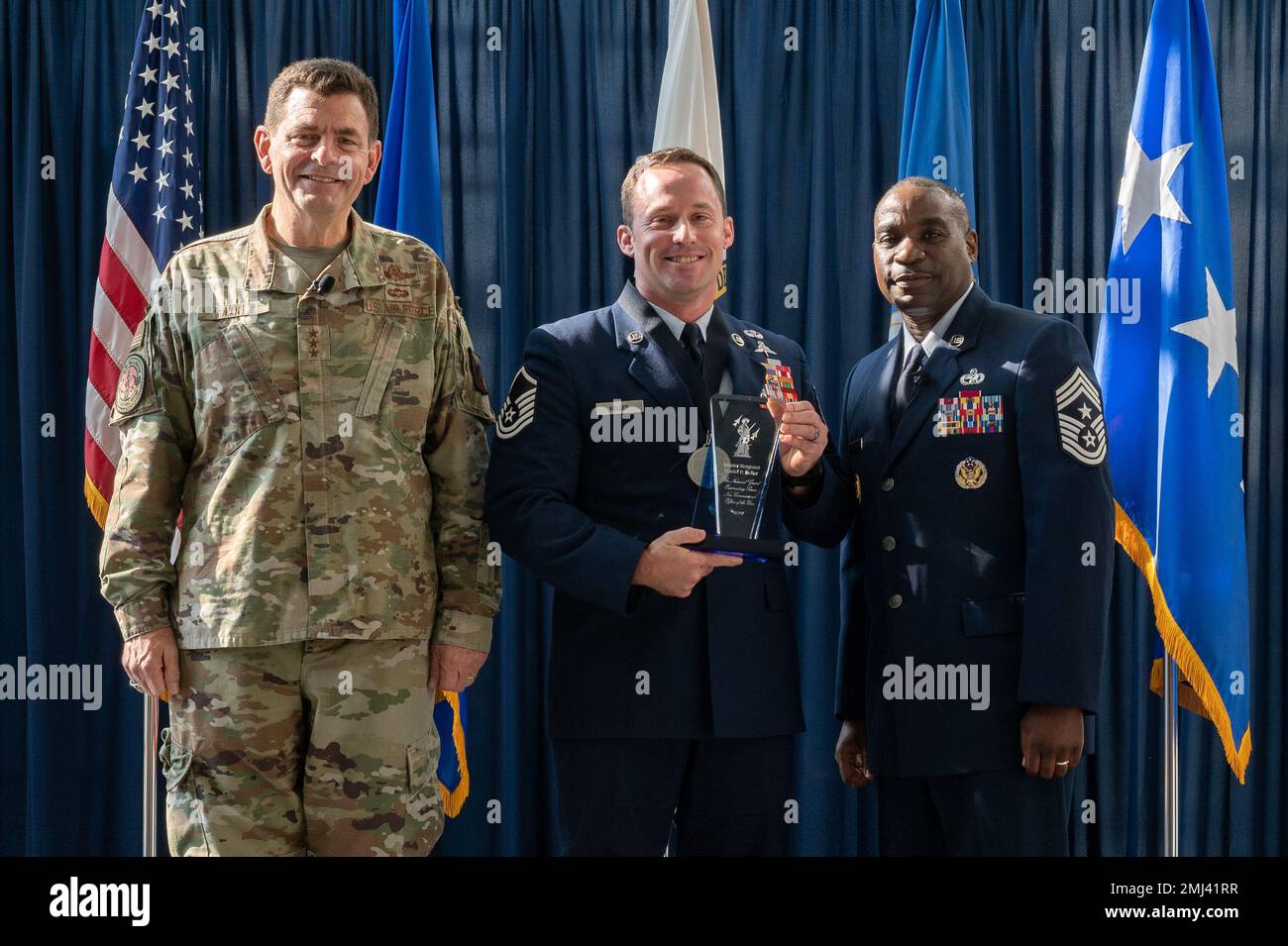 U.S. Air Force Master Sgt. Daniel P. Keller, of the 124th Fighter Wing ...