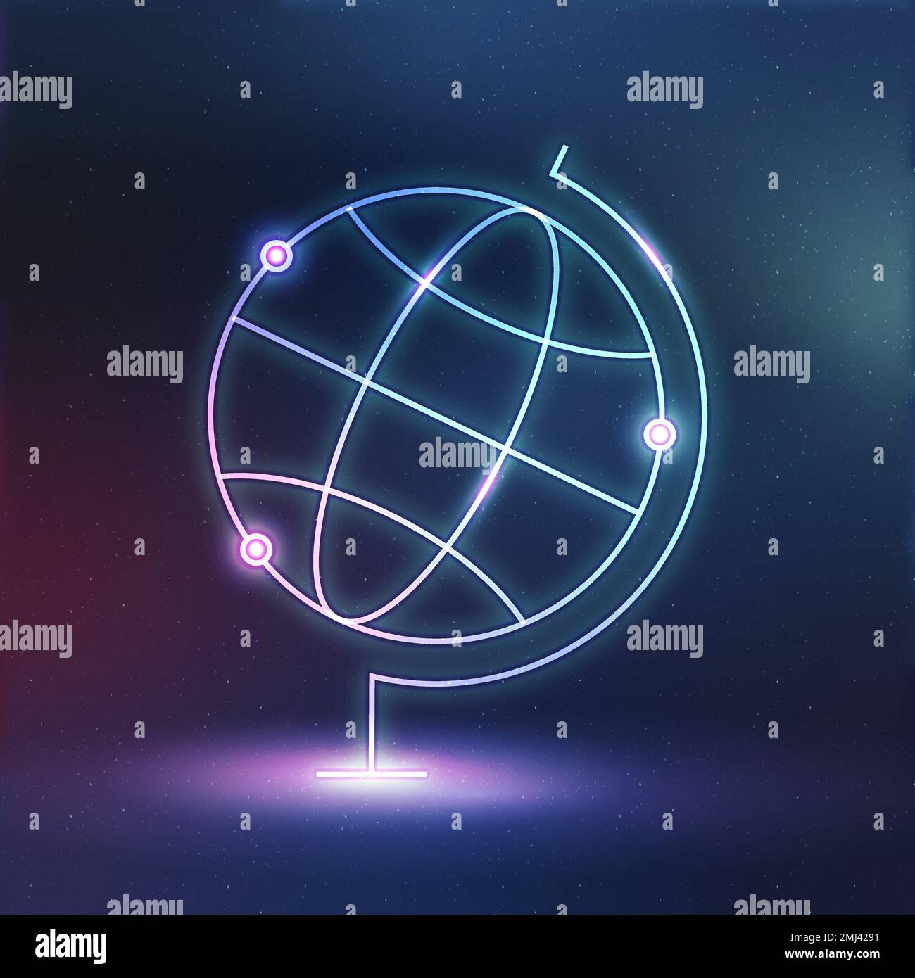 Globe geography education icon vector neon digital graphic Stock Vector ... Globe geography education icon vector neon digital graphic Stock Vector ...