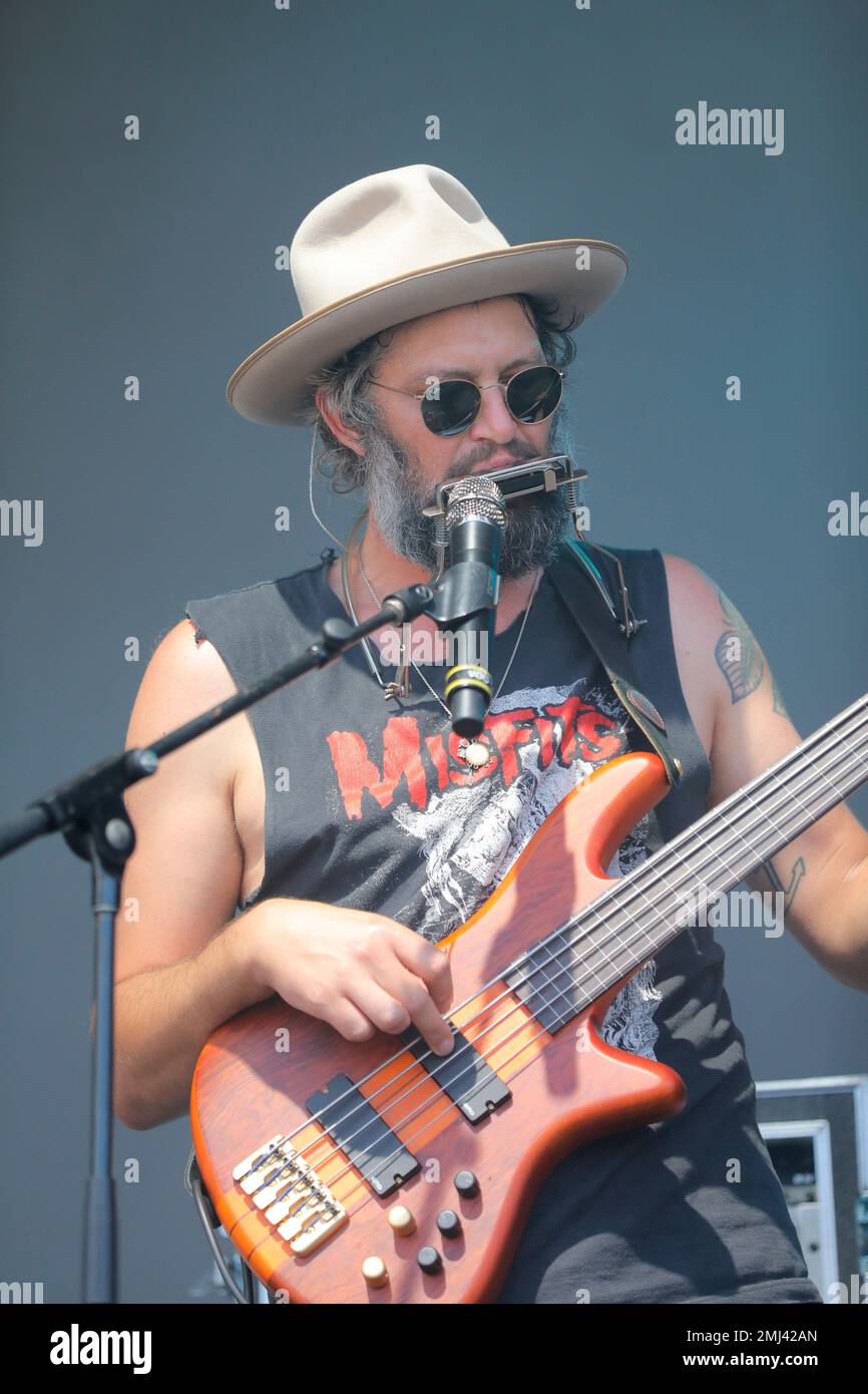 Chris Zasche of The Head and The Heart performs at Pilgrimage Music and ...