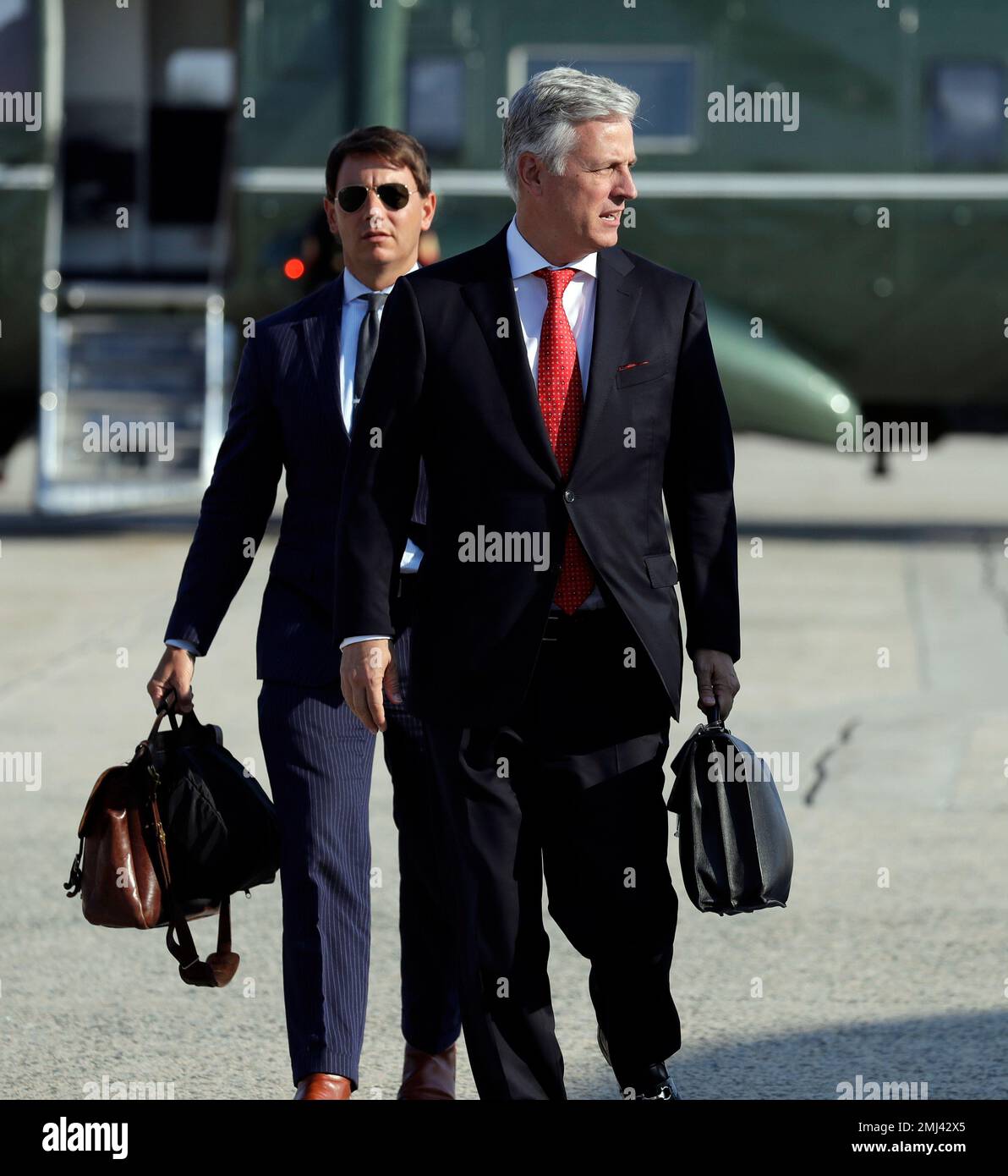 National security adviser Robert O'Brien and deputy press secretary ...