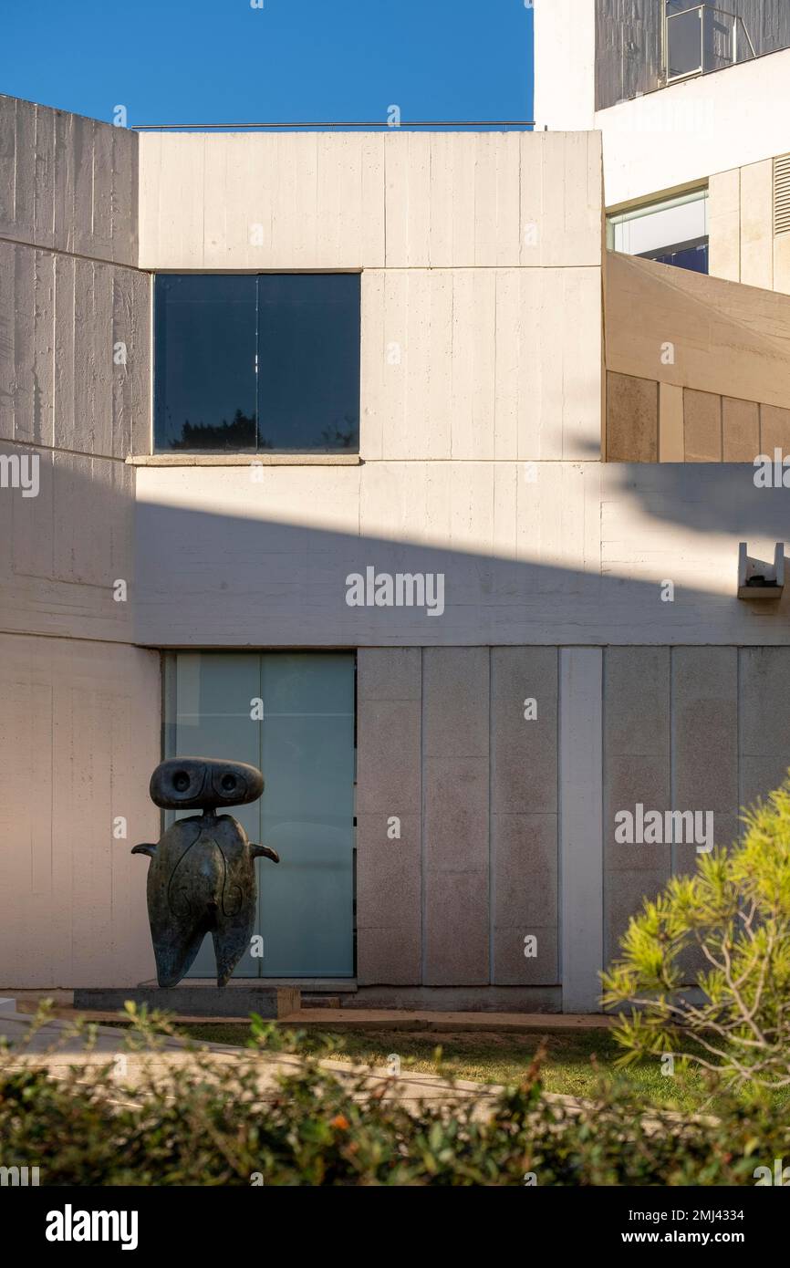 Joan Miro Museum on Montjuic in Barcelona Stock Photo - Alamy