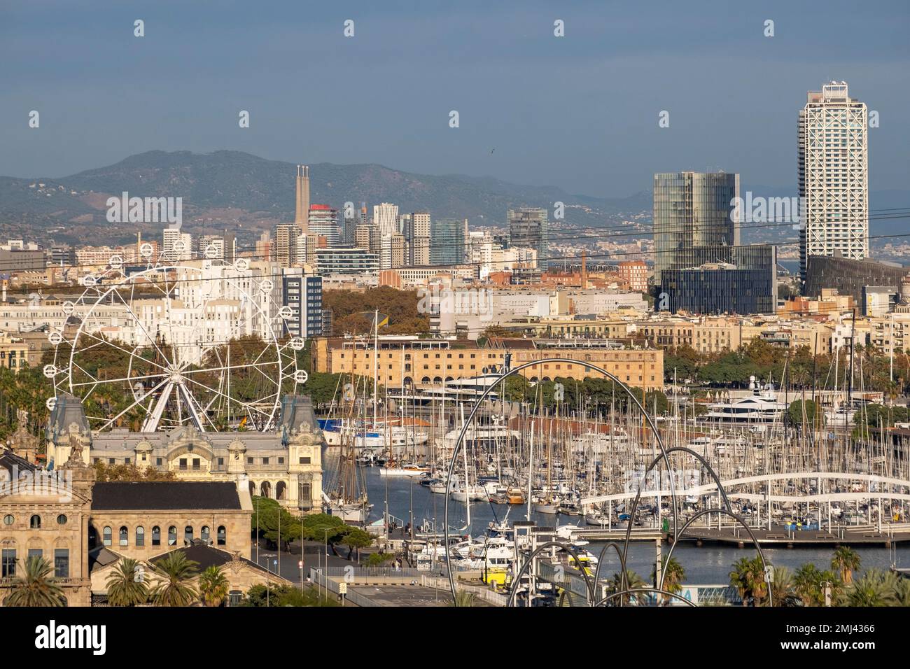 View barcelona port hi-res stock photography and images - Alamy